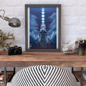 Rayla Dragon Prince Poster Print Wall Art Decor Fanart Animation - Etsy