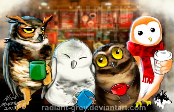 Owl Meme Coffee
