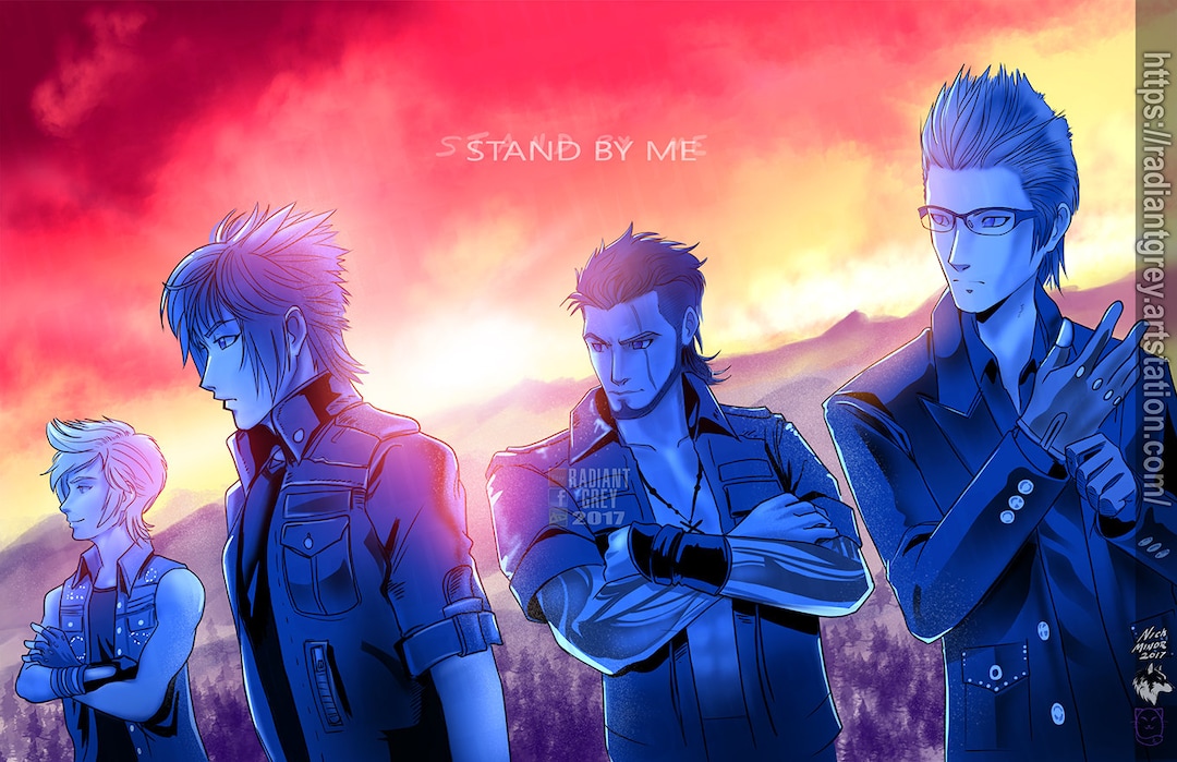 Final Fantasy XV Poster Print Wall Art Decor Fanart Anime Videogames - Etsy