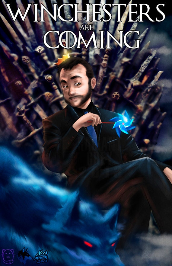 Supernatural Crowley Chibi