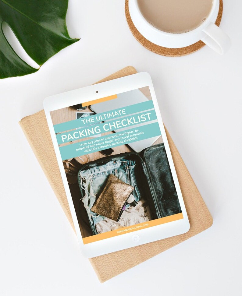 Ultimate Packing Checklist | Trip Planning Packing List PDF | Printable ...