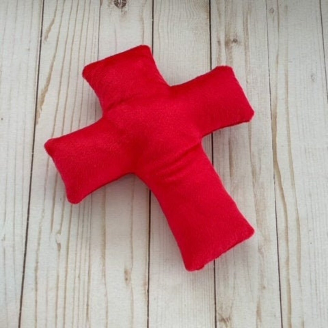 Snuggle Cross Stuffed Cross Red - Etsy