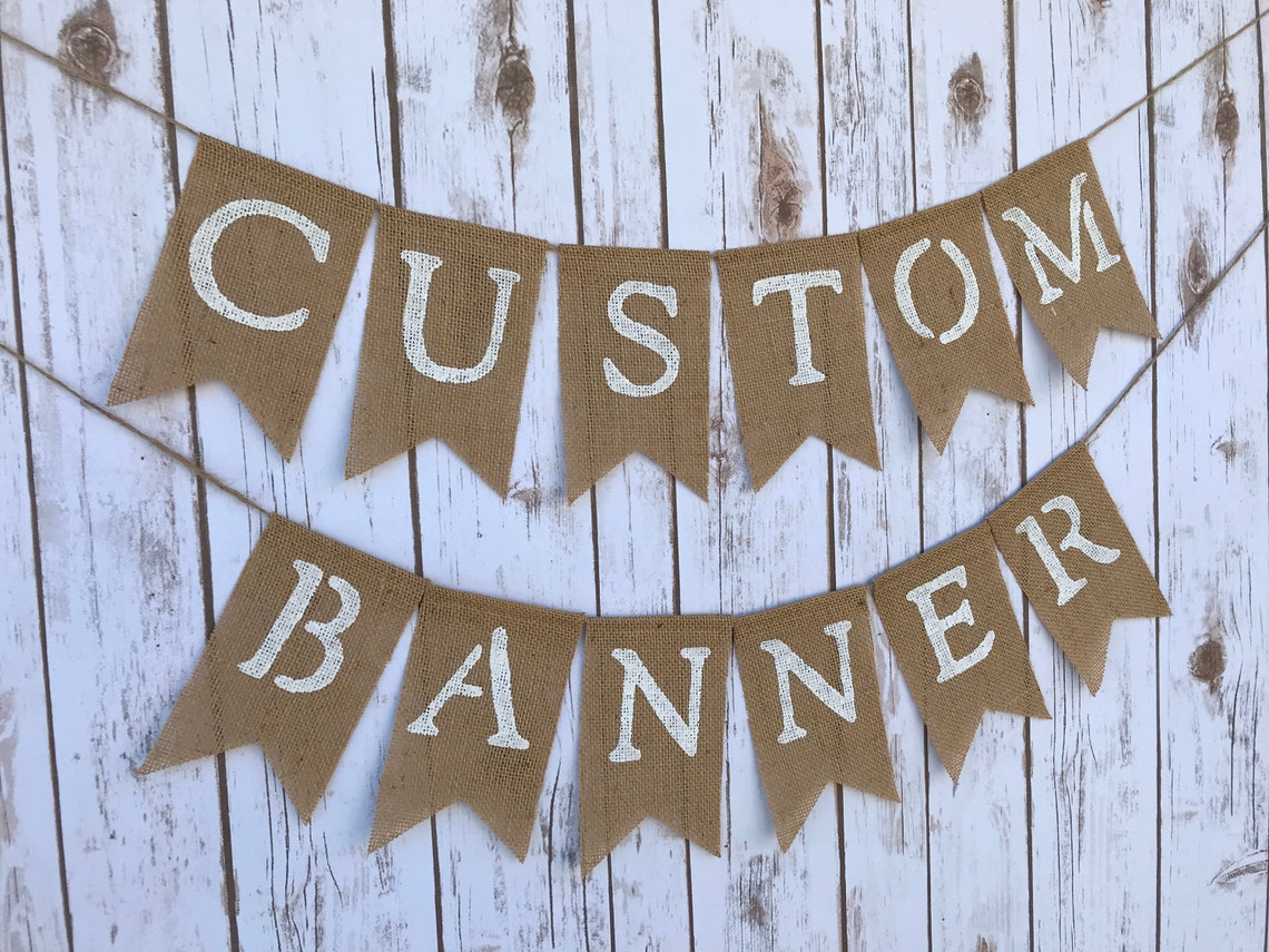 CUSTOM BANNER Personalized Banner Design Your Own Banner | Etsy