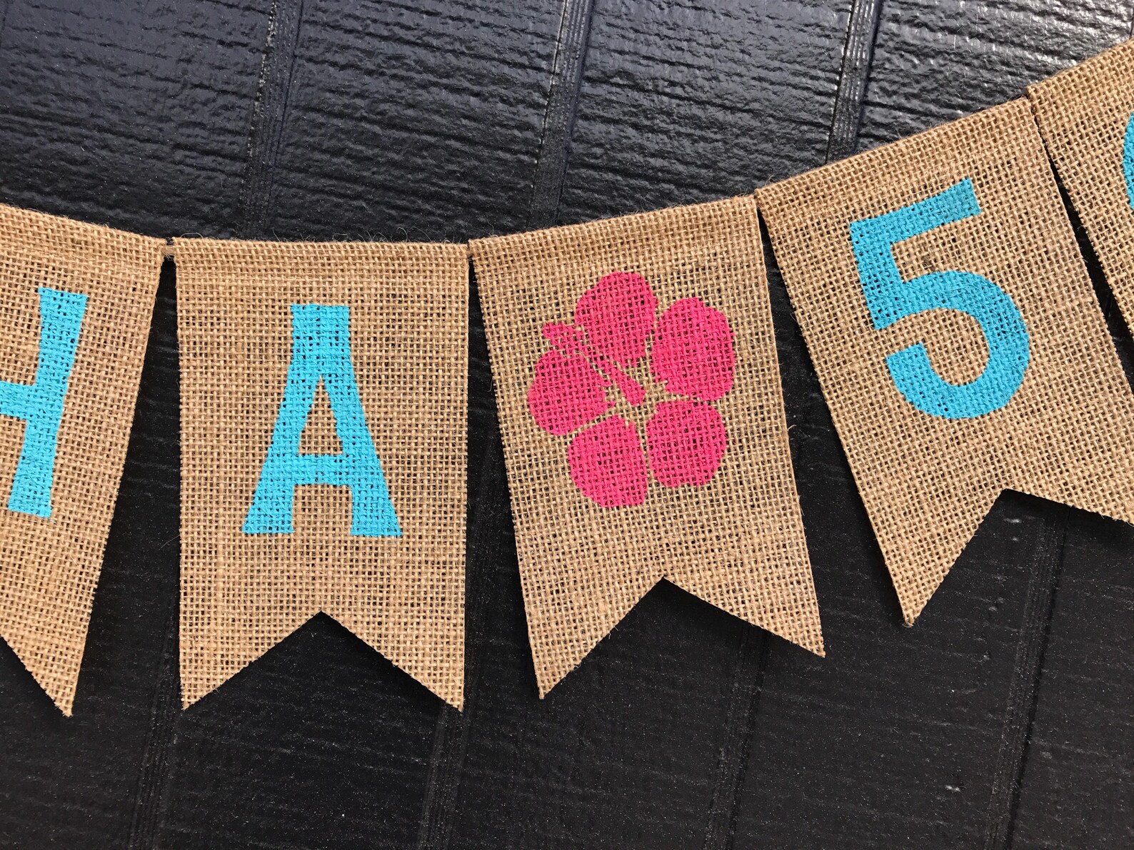 Aloha 40, 40th Birthday Banner, 40th Birthday Decor, Birthday ...