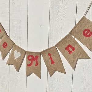 Be Mine Banner, Valentines Day Decor, Valentines Banner, Valentines Day ...
