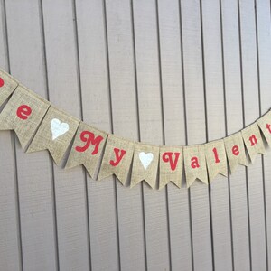 Be My Valentine Banner, Valentines Day Decor, Valentines Banner ...