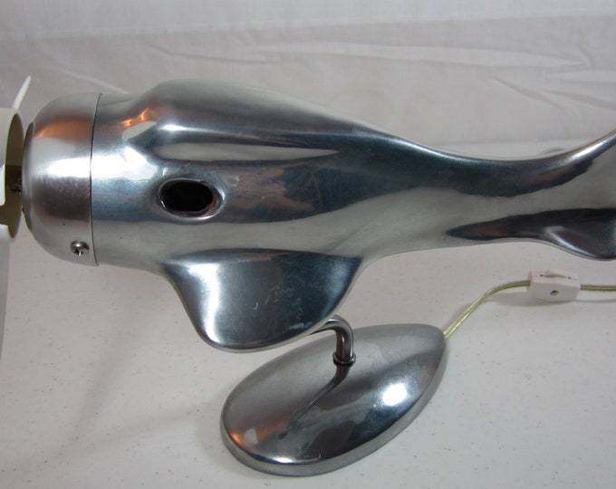 Electric Fan Vintage Streamline Airplane Aluminum Table Fan - Etsy