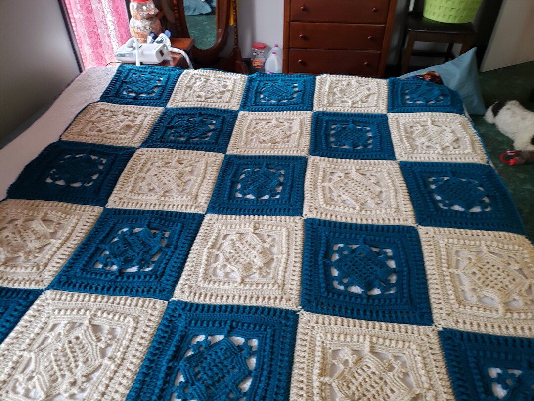 King Size Afghan - Etsy