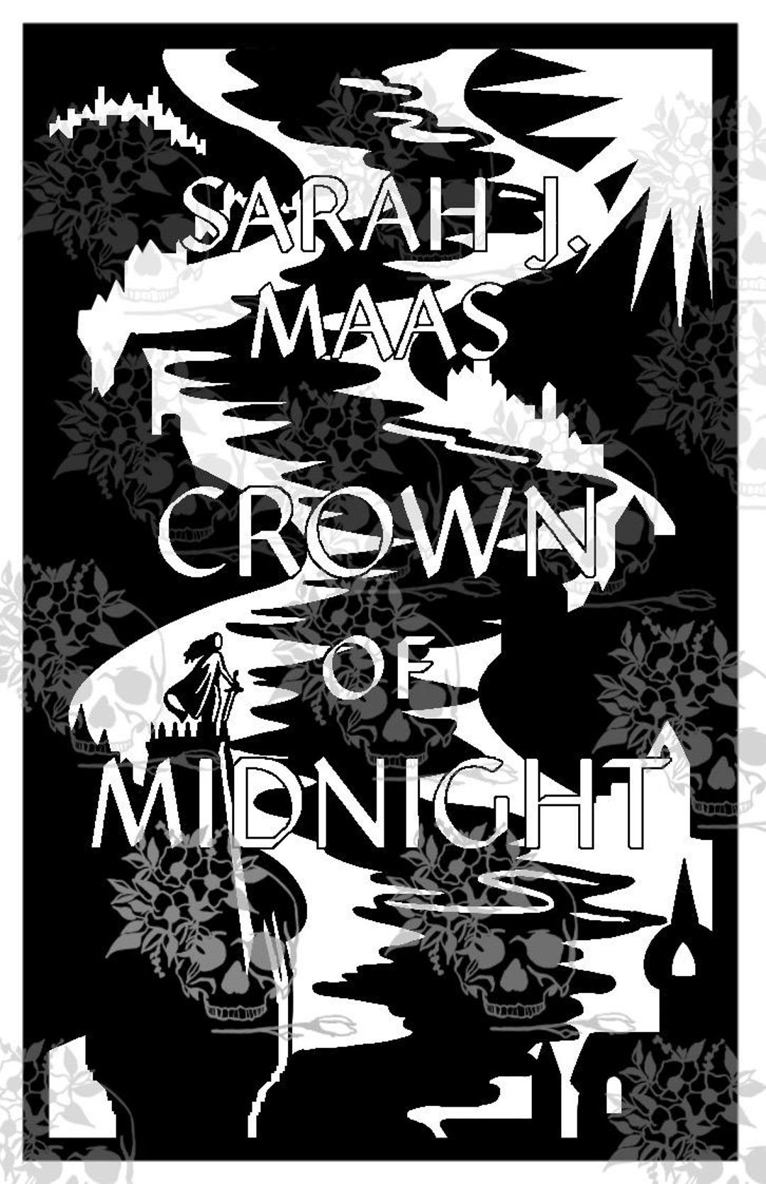 Throne of Glass - Book 3 Crown of Midnight - Cover Design - Etsy