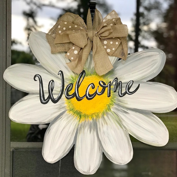 Flower Door Hanger - Etsy