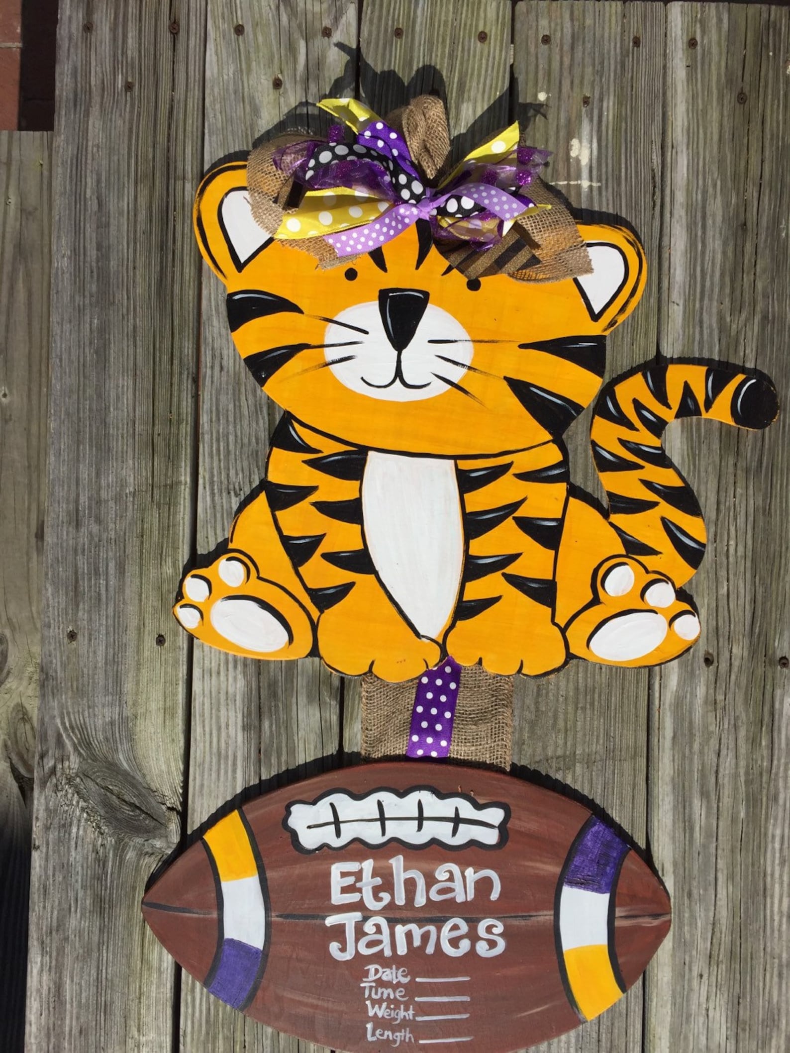 Tiger Door Hanger - Etsy