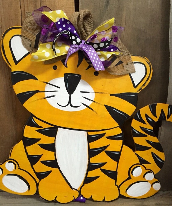 Tiger Door Hanger - Etsy