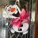 Olaf Door Hanger! - Etsy