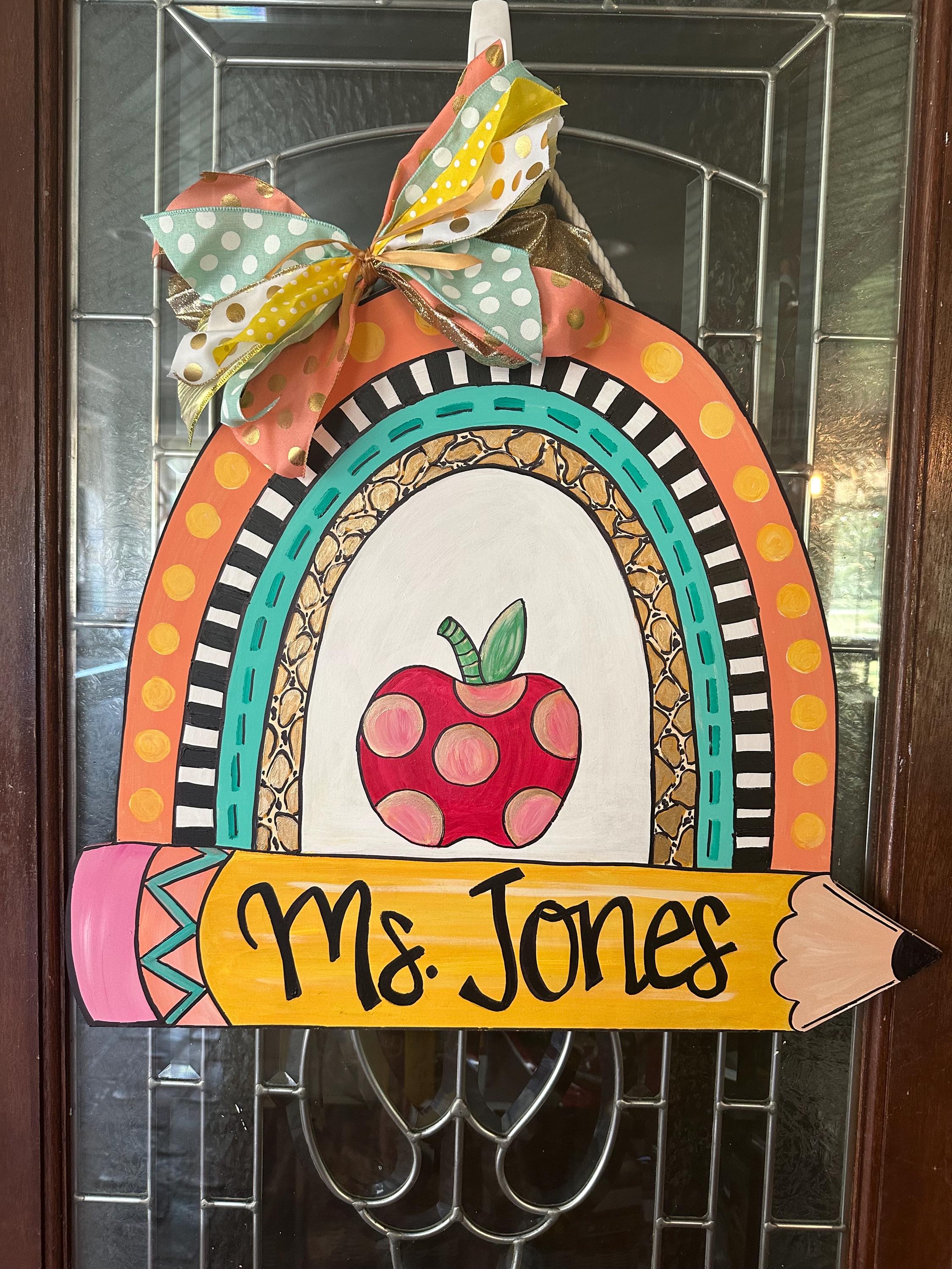 Boho Teacher Sign - Etsy