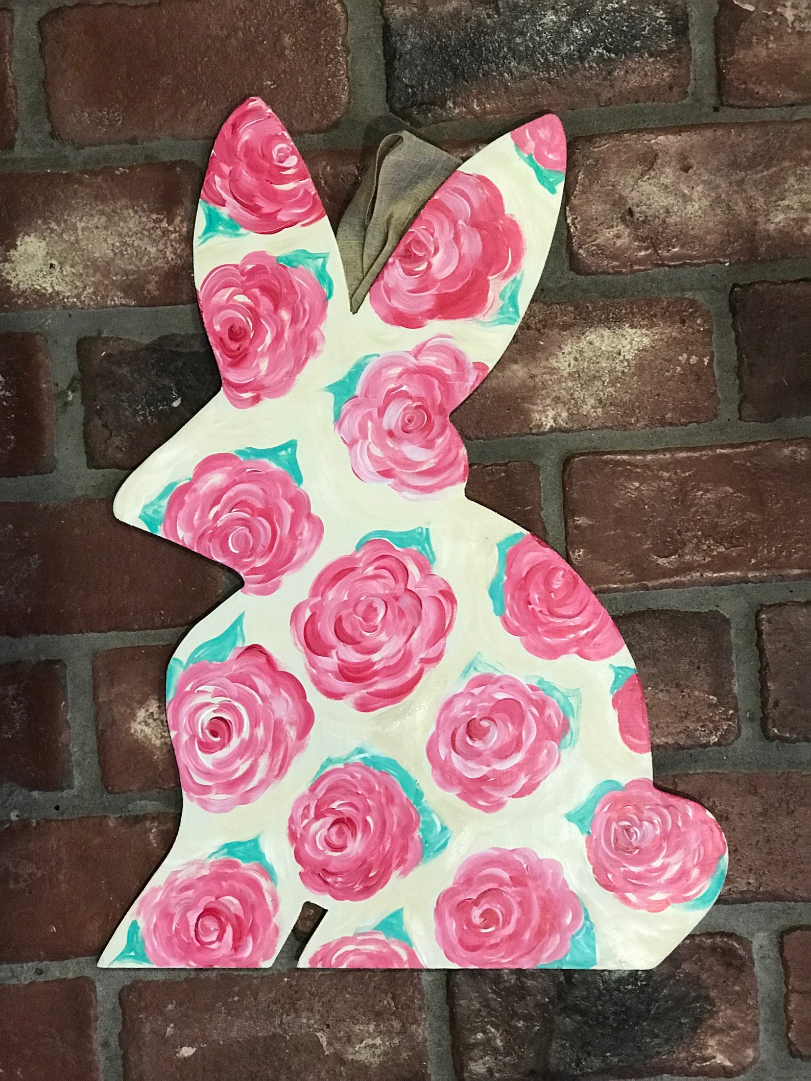 Easter Bunny Door Hanger | Etsy