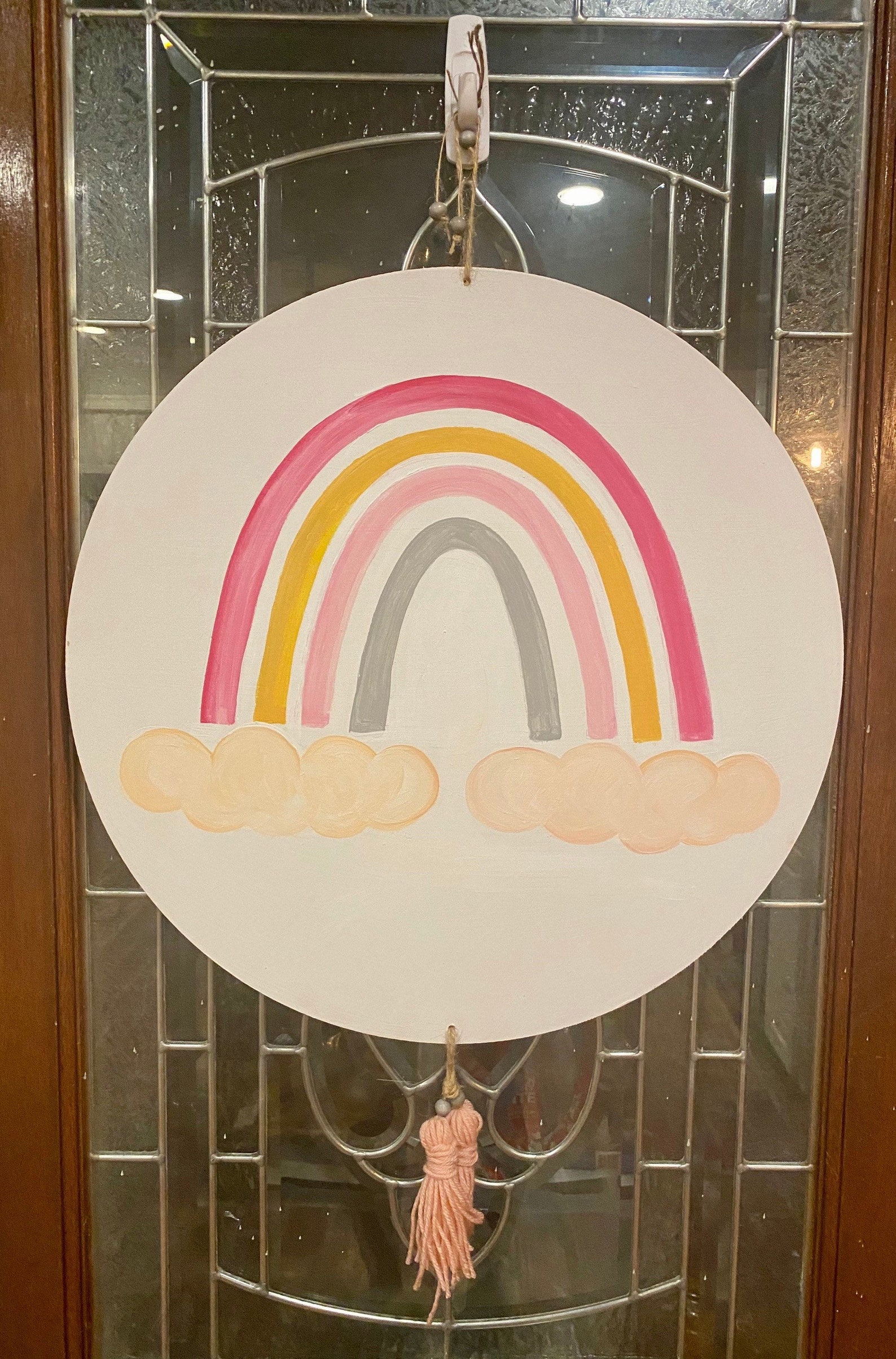 Boho Chic Rainbow Door Hanger - Etsy