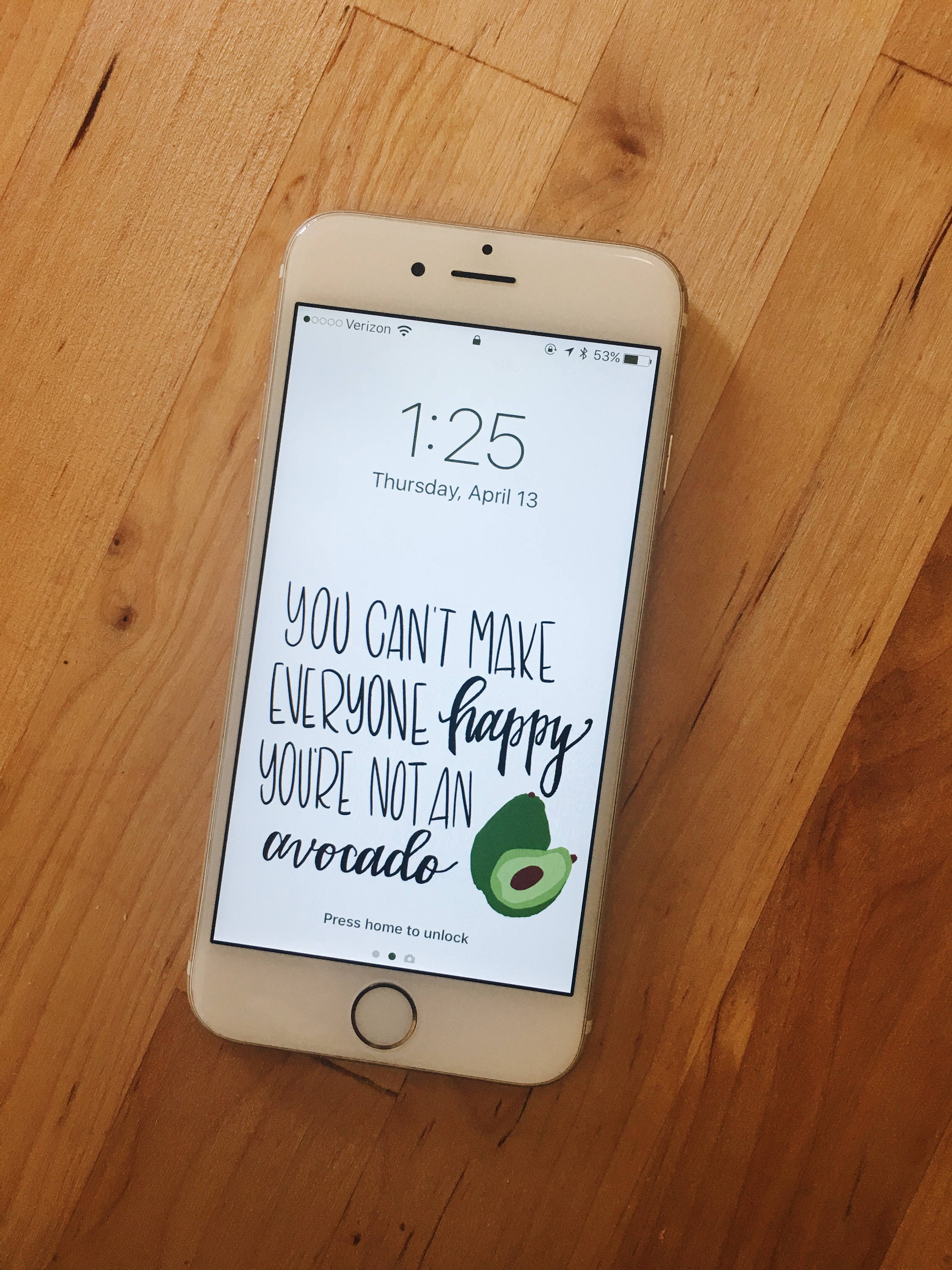 Avocado Phone Lock Screen - Etsy