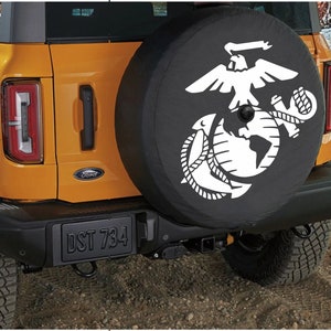 Ford Bronco USMC Spare TIRE COVER, Ford Bronco Accessories, Ford Bronco ...