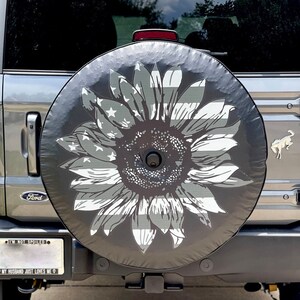 Ford Bronco Flower SPARE TIRE COVER, Ford Bronco Accessories, Ford ...