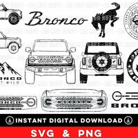 Bronco DXF and SVG Files - Etsy