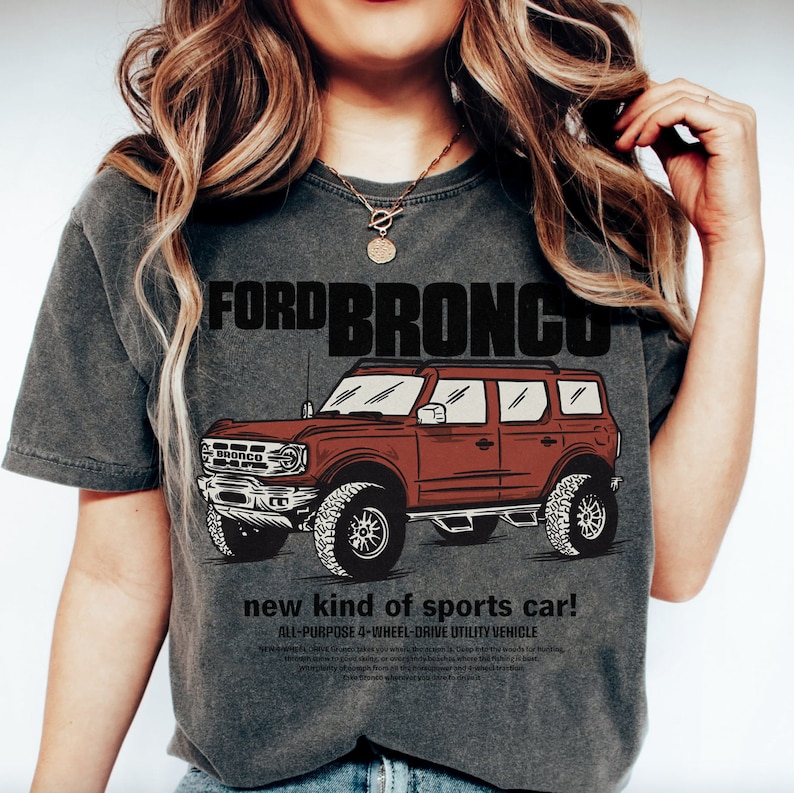 FORD BRONCO T-shirt Vintage Bronco New Ford Bronco 2021 - Etsy