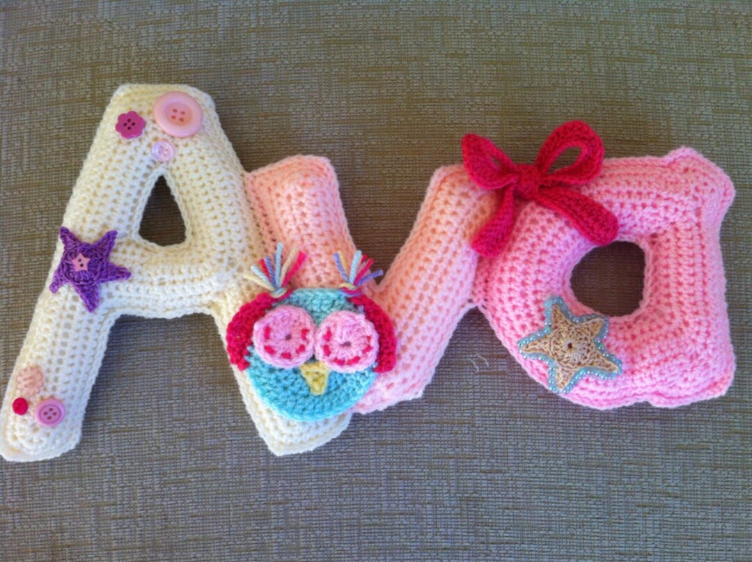 Crochet Name Banners -personalised for You - Etsy