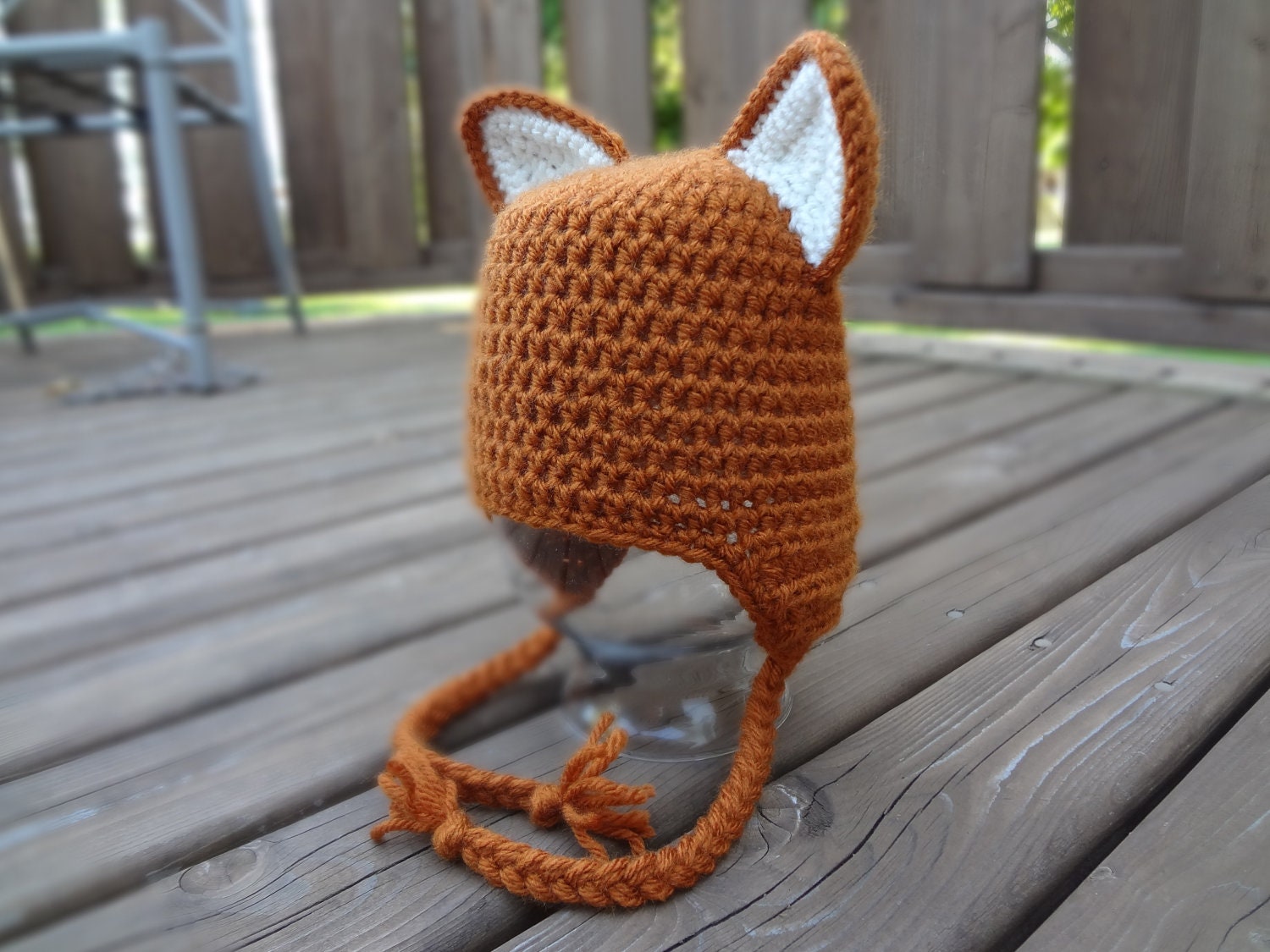 Fox Hat Crochet PATTERN Seven Sizes Instant Download - Etsy