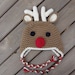 Reindeer Crochet Hat PATTERN, PDF, 7 Sizes, Instant Download - Etsy