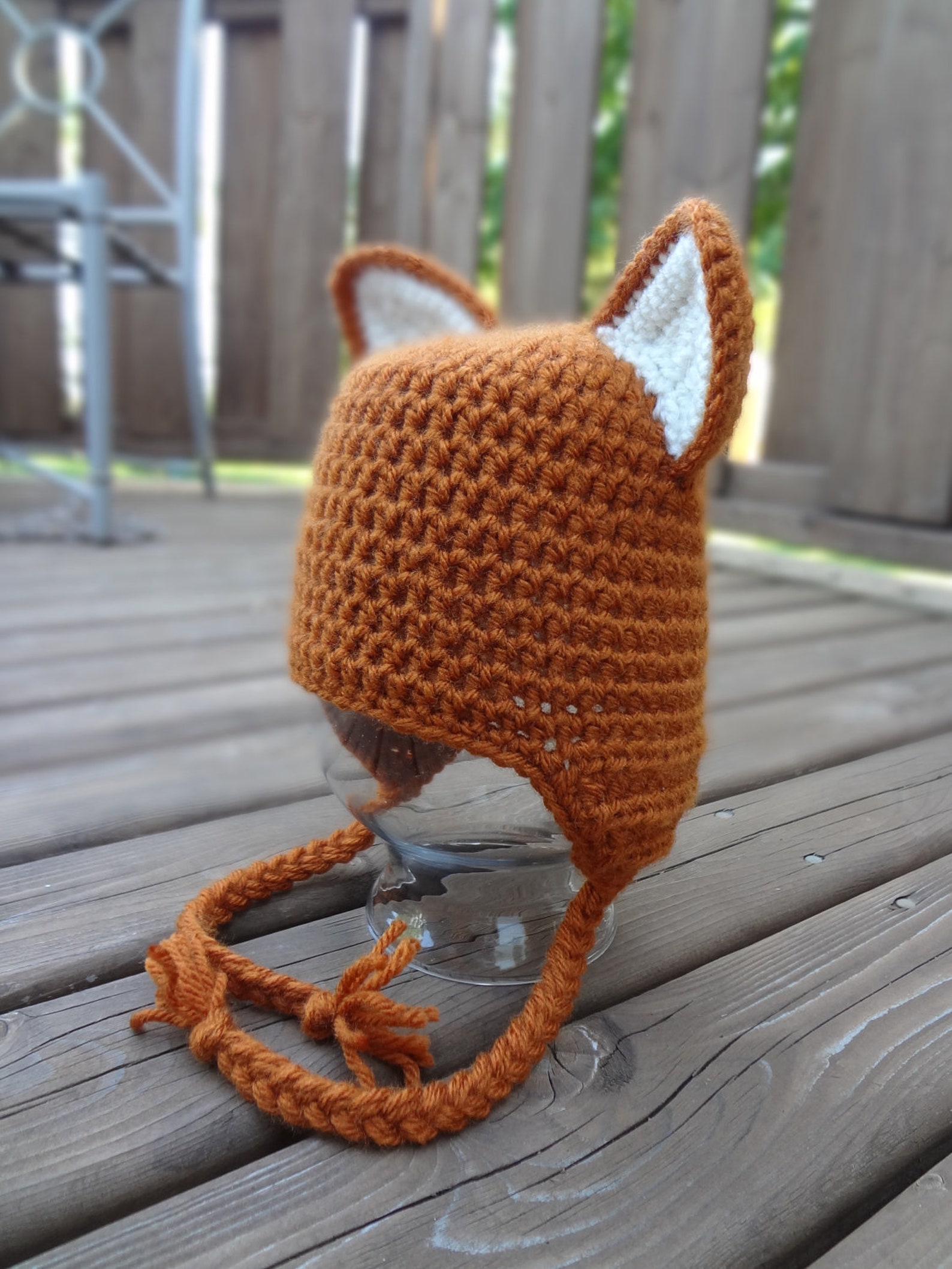 Fox Hat Crochet PATTERN Seven Sizes Instant Download - Etsy