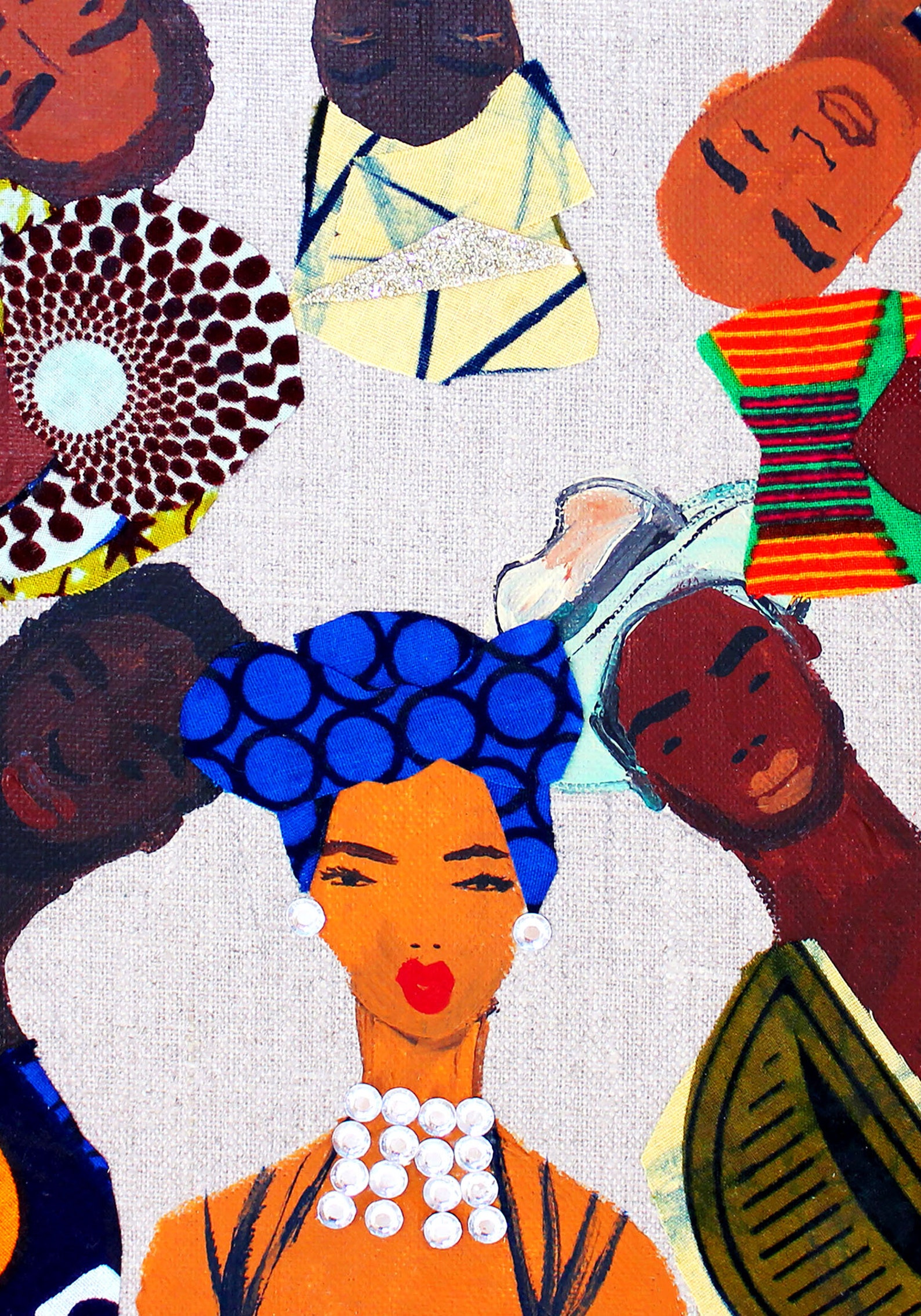Colourful African Fashion Men and Women - Art Wall Print - Etsy UK