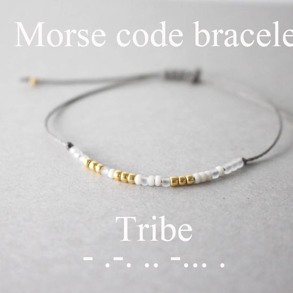 MORSE CODE BRACELET - Etsy