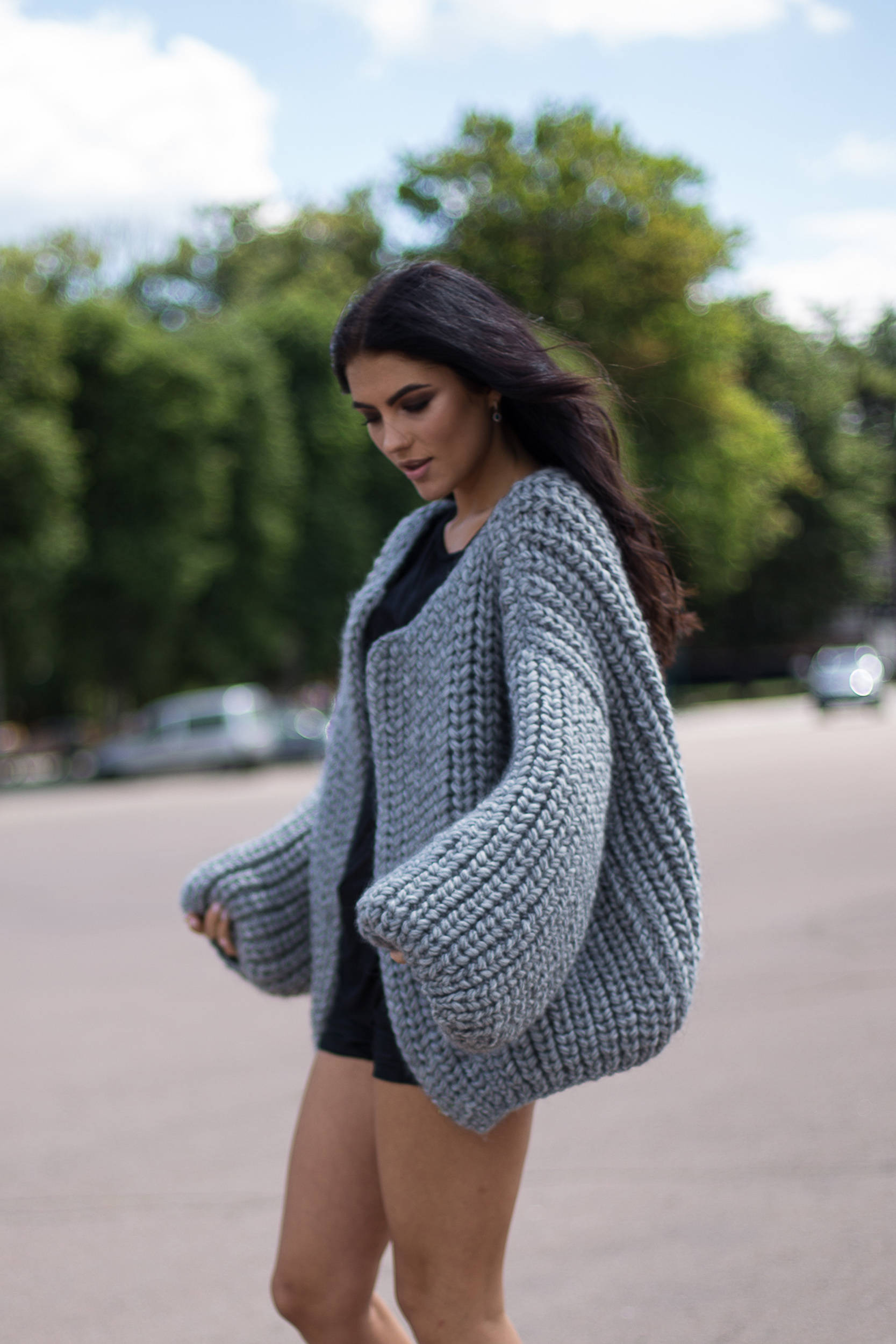 Bomber Jacket Chunky Knit Oversized Cardigan Alpaca Slouchy - Etsy UK