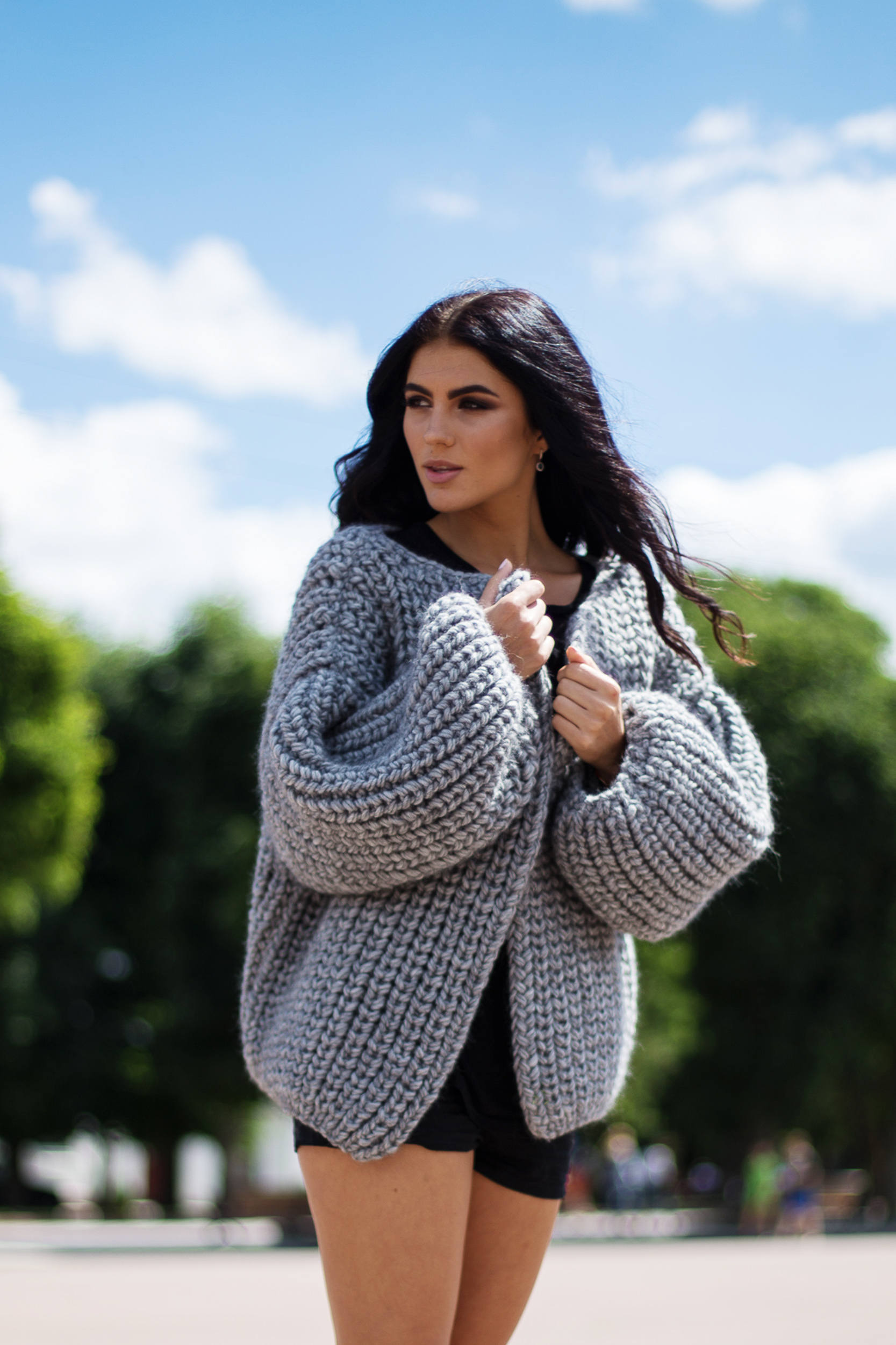 Bomber Jacket Chunky Knit Oversized Cardigan Alpaca Slouchy - Etsy UK