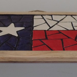 Framed Texas Flag Earthenware Mosaic - Etsy