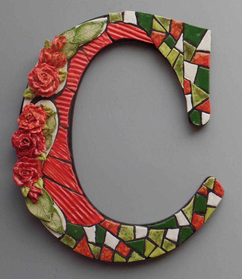 Alphabet Earthenware Mosaics - Etsy