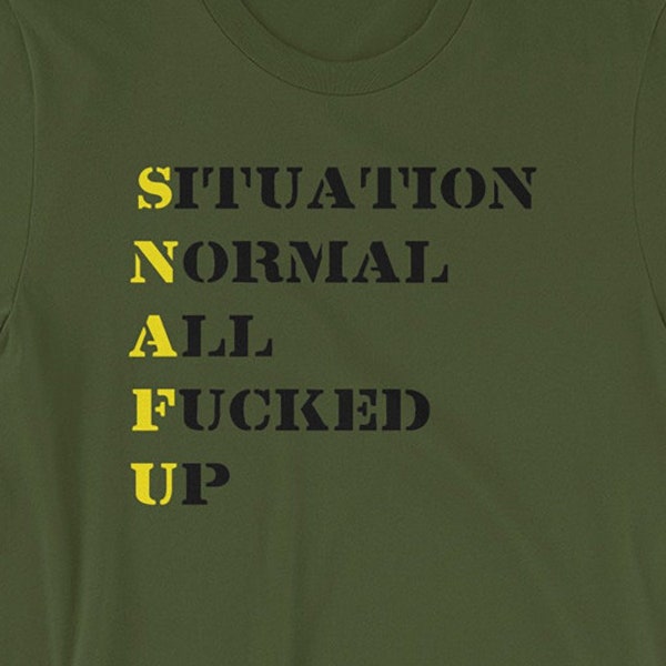 Snafu Tee - Etsy
