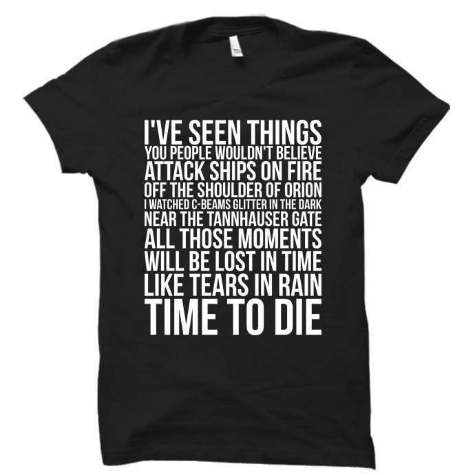 Rutger Hauer Blade Runner Quotes