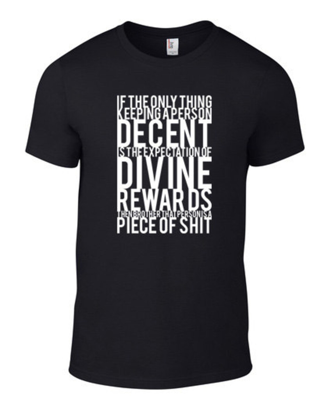 The Expectation of Divine Rewards Colored Tshirt Options - Etsy