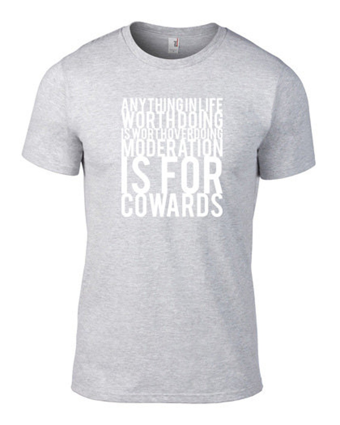 Moderation is for Cowards - Tshirt FREE SHIPPING - Etsy