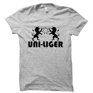 Uni-liger - Heather Gray Tshirt FREE SHIPPING - Etsy