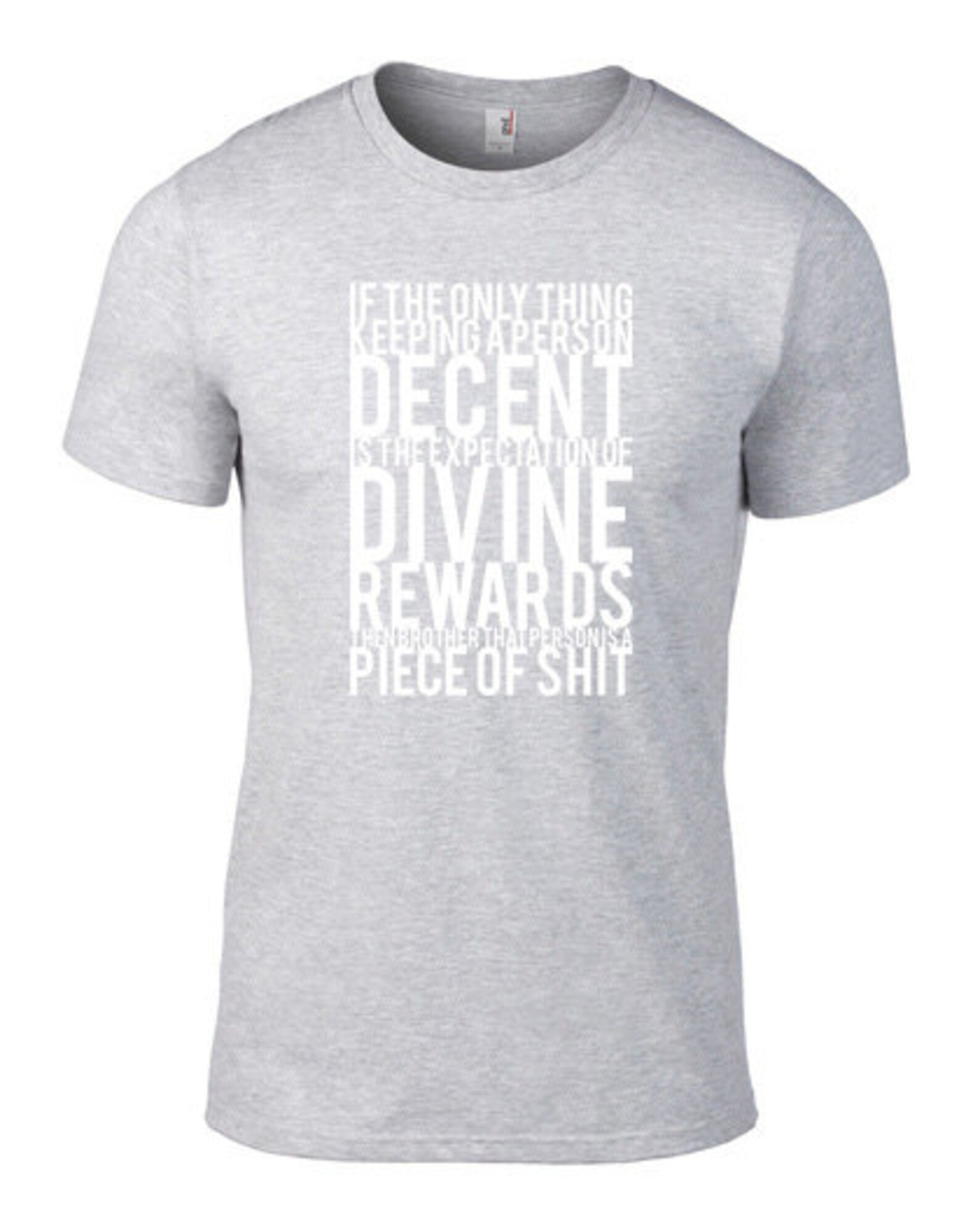 The Expectation of Divine Rewards Colored Tshirt Options - Etsy