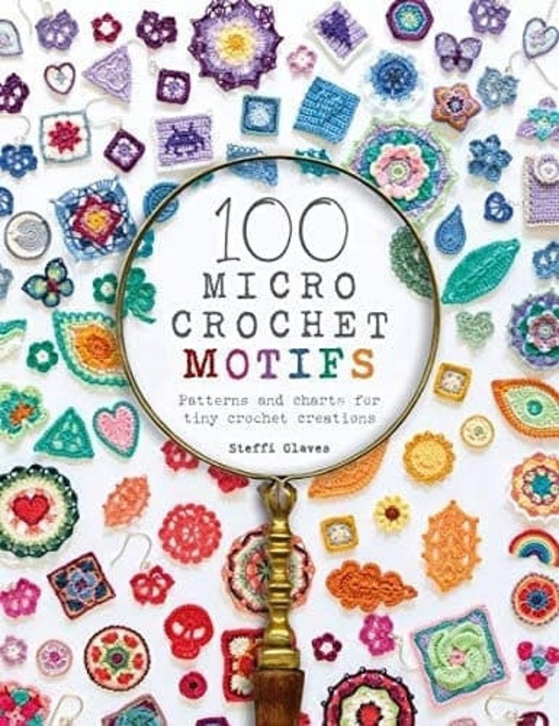100 Micro Crochet Motifs Patterns and Charts for Tiny Crochet | Etsy