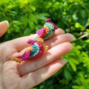 Little Piccolo Bird Crochet Pattern, Bird Decoration Crochet Pattern ...
