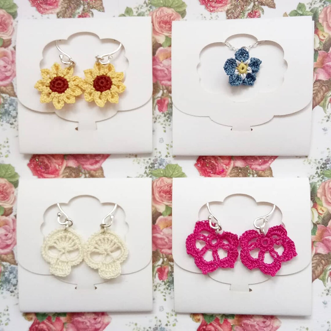 Micro Crochet Leaf Earring Pattern Autumn Leaf Pattern - Etsy