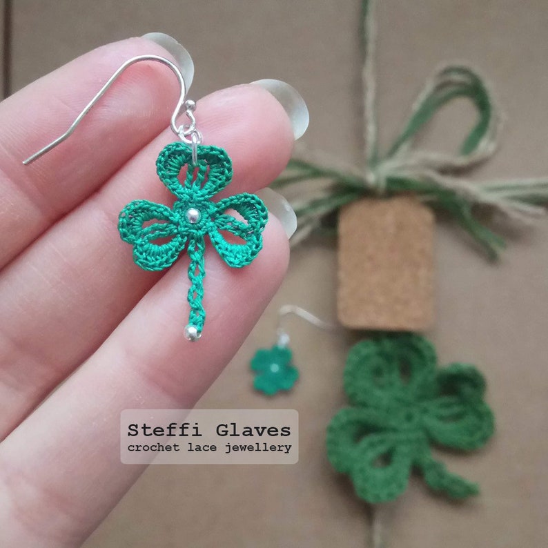 Clover Crochet Pattern Shamrock Crochet Tutorial Clover - Etsy UK