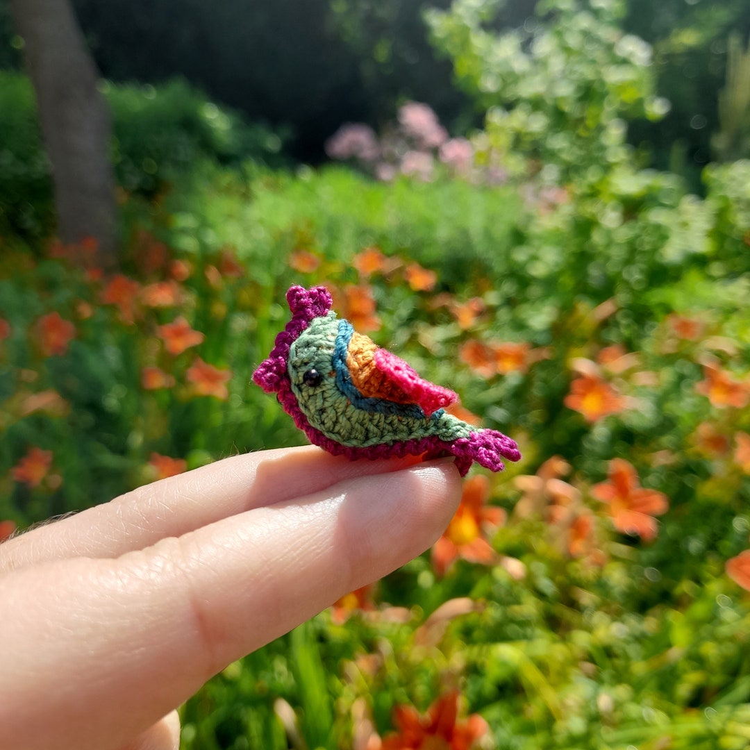 Little Piccolo Bird Crochet Pattern, Bird Decoration Crochet Pattern ...