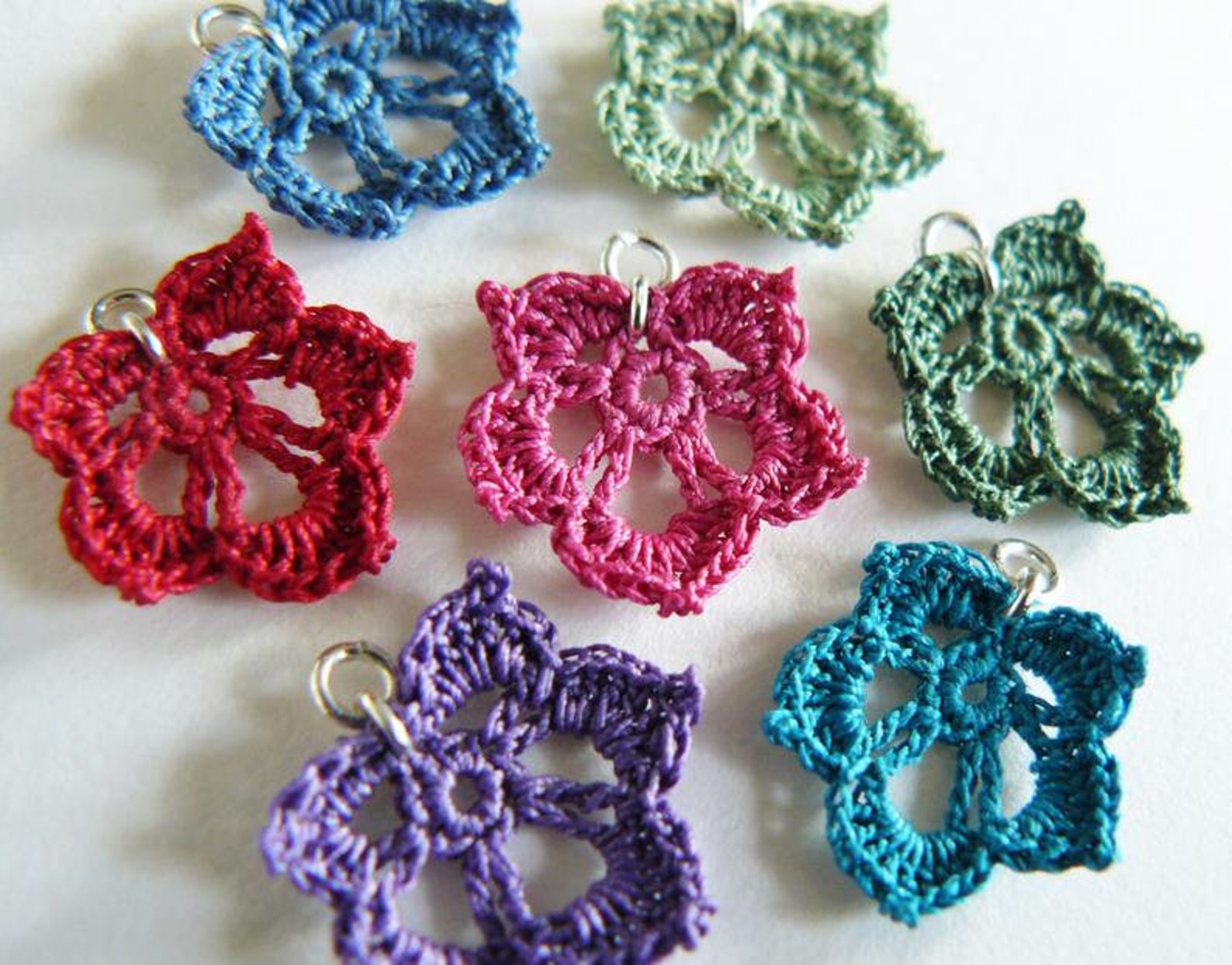 Micro Crochet Leaf Earring Pattern Autumn Leaf Pattern - Etsy