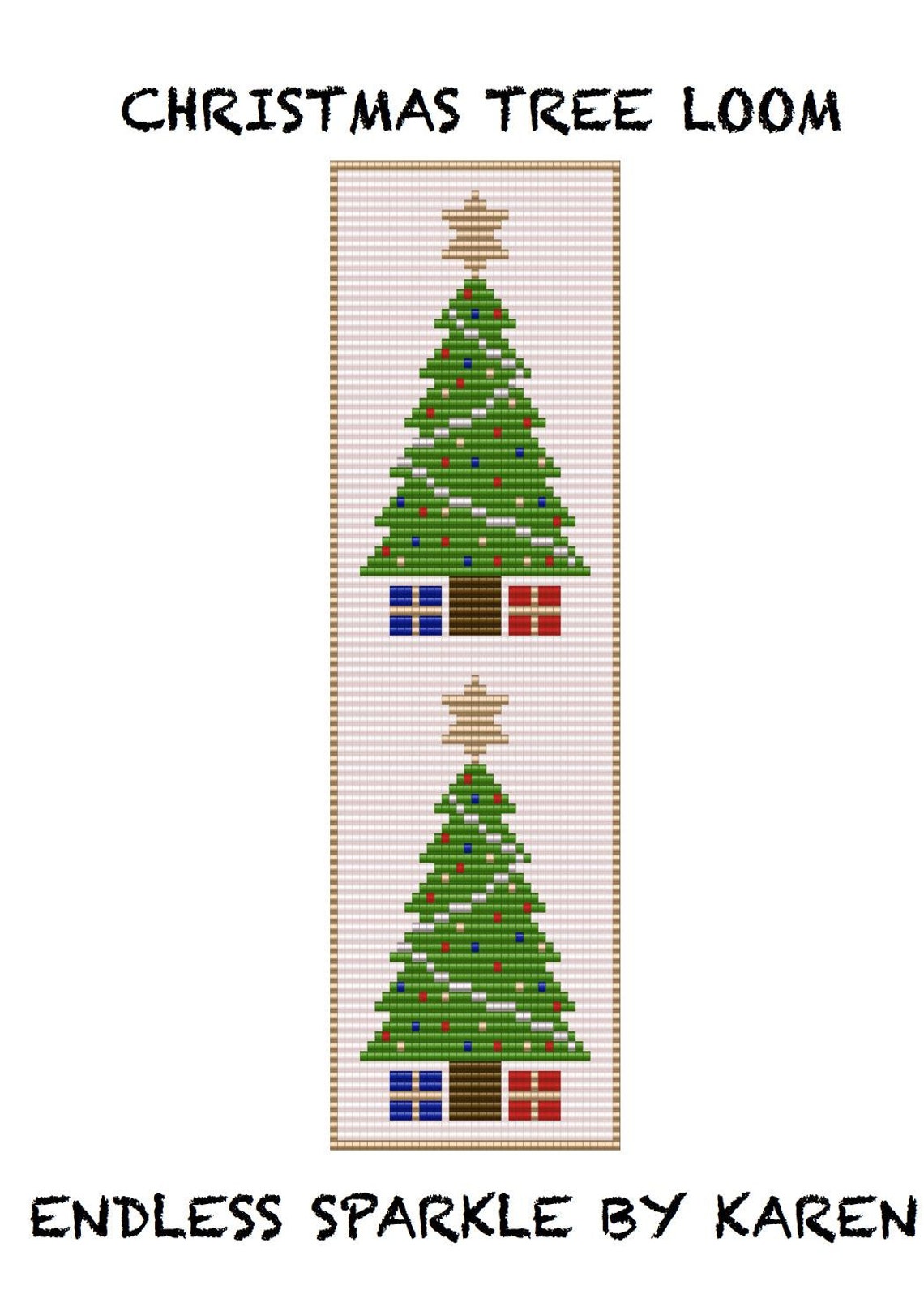 Christmas Tree Loom Pattern - Etsy