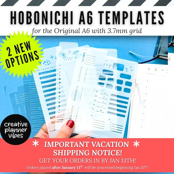 A6 Layout Stickers - Etsy