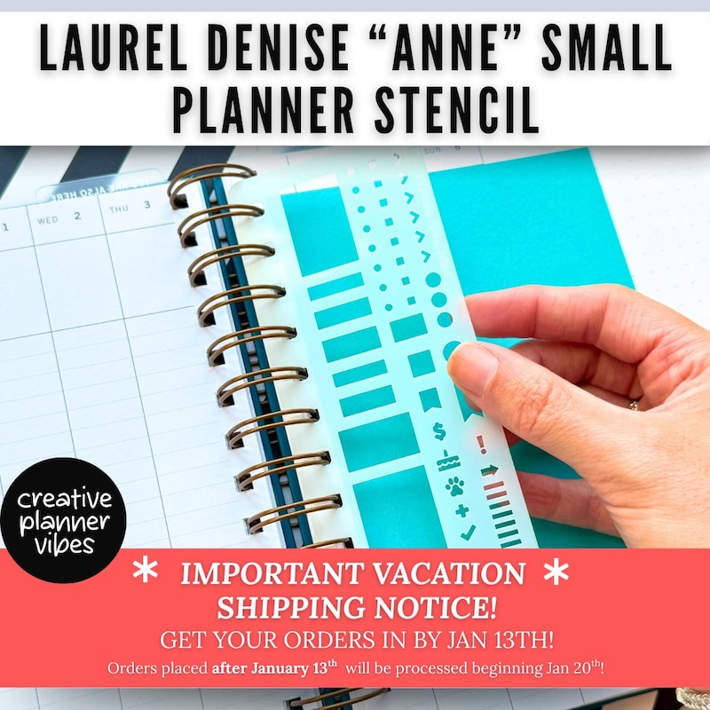 Vertical Small Planner - Etsy